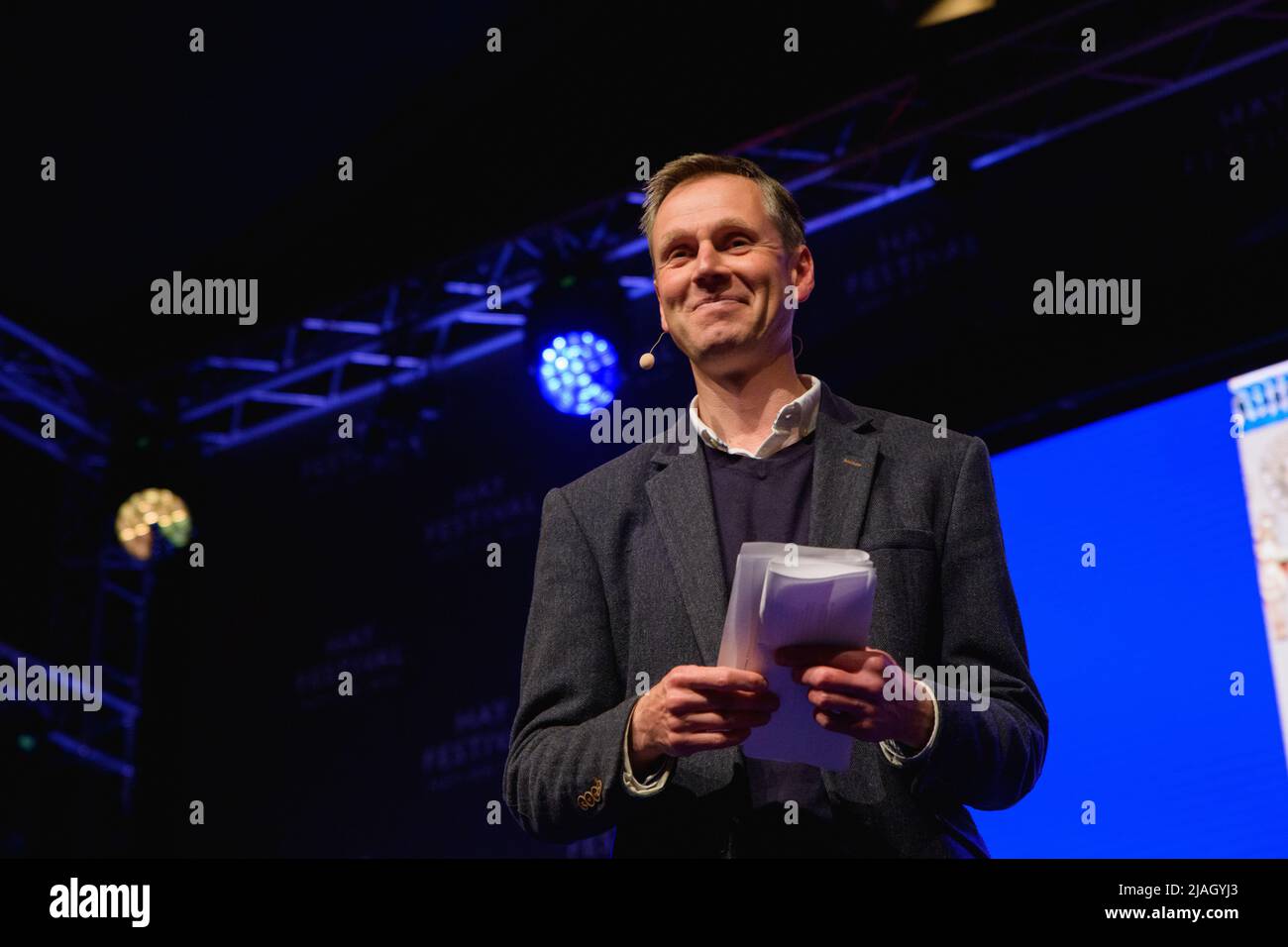 Hay-on-Wye, Wales, UK. 30th May, 2022. Toby Wilkinson at Hay Festival ...