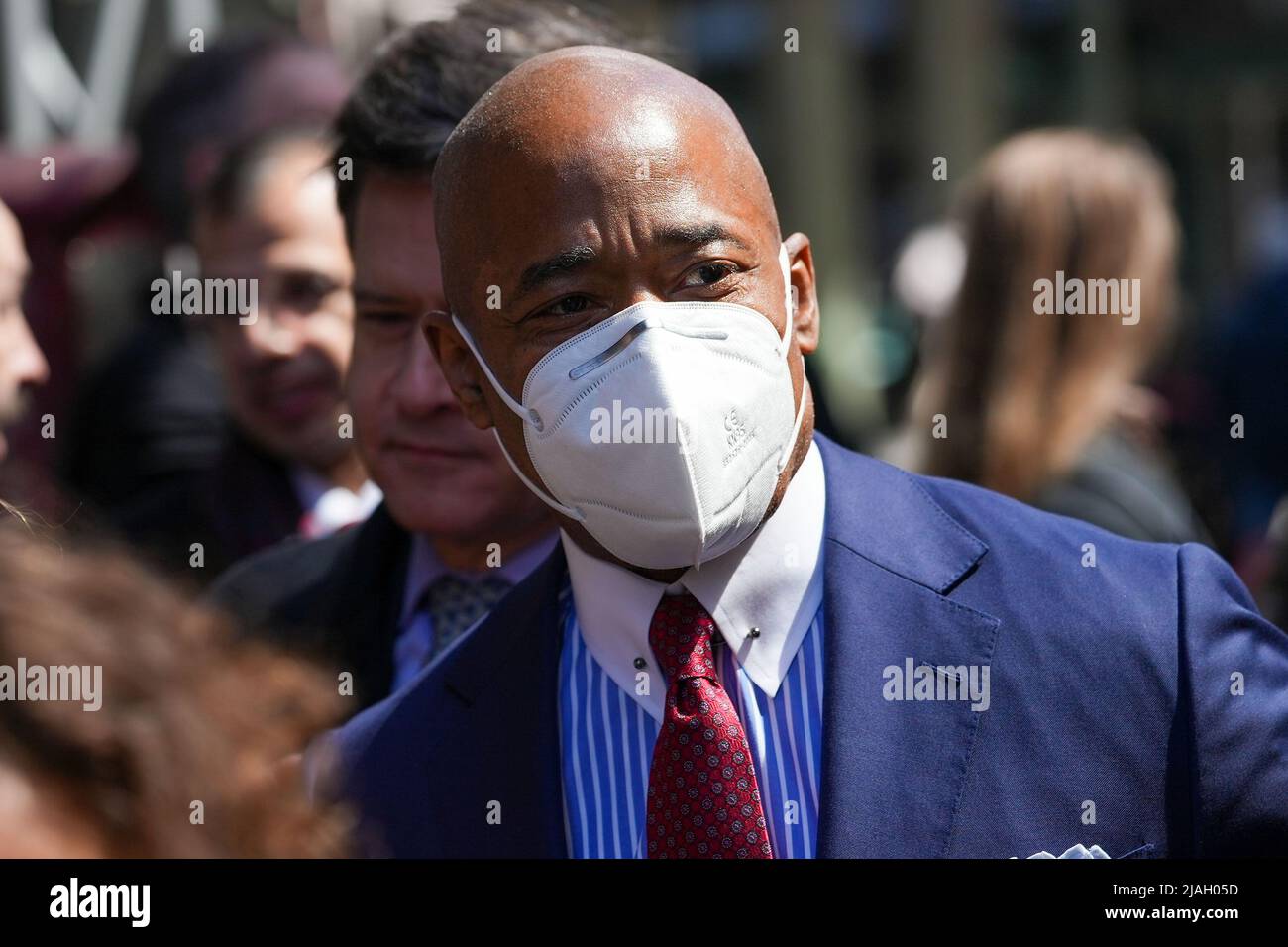 -New York, NY - 20220420-Mayor Eric Adams and Department of Sanitation ...