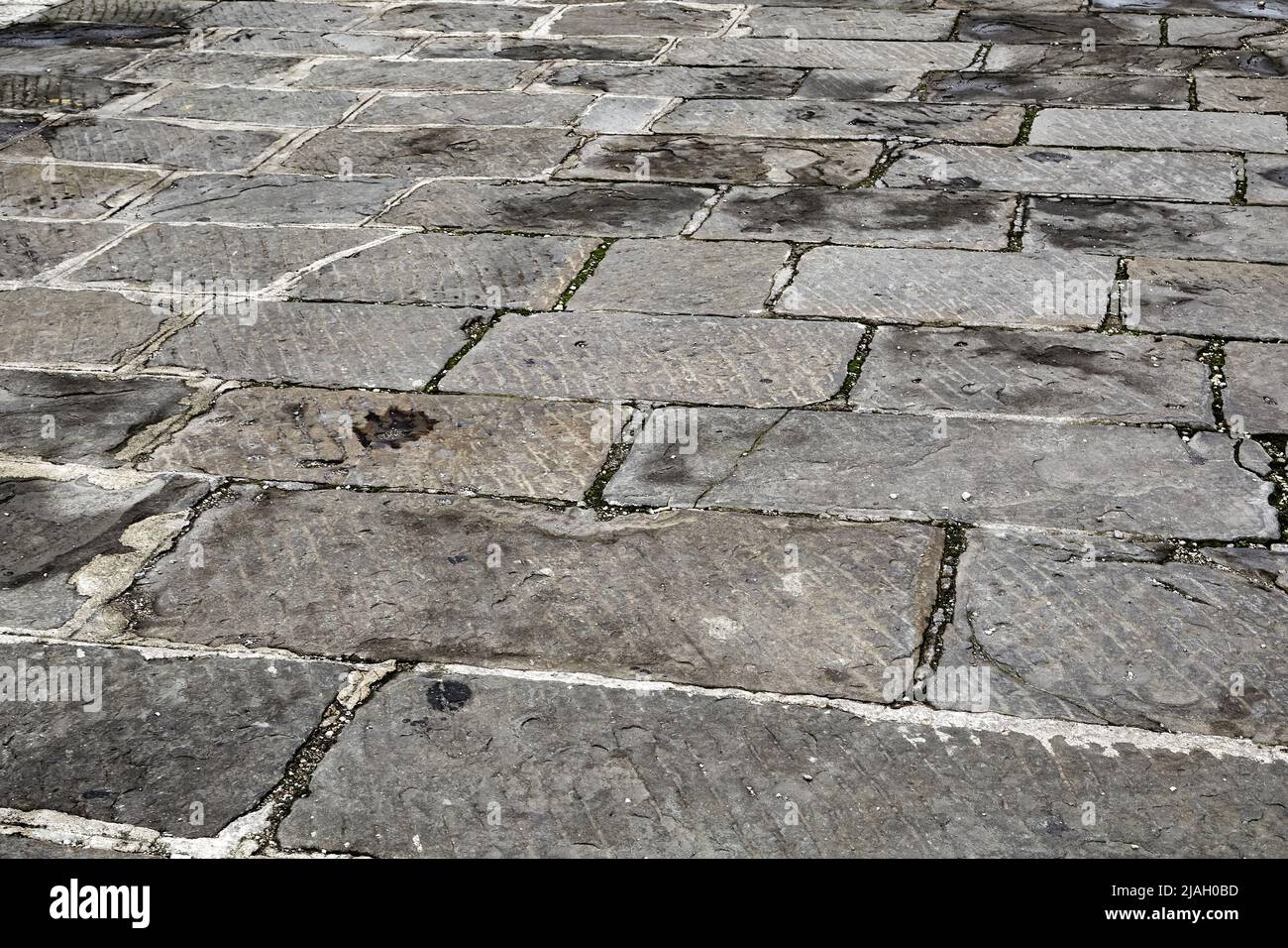 Stone Pavement Pattern Stock Photo - Alamy