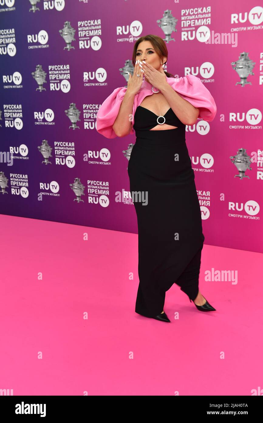 Moscow. The singer Jasmin at a ceremony of delivery of the XI Russian ...