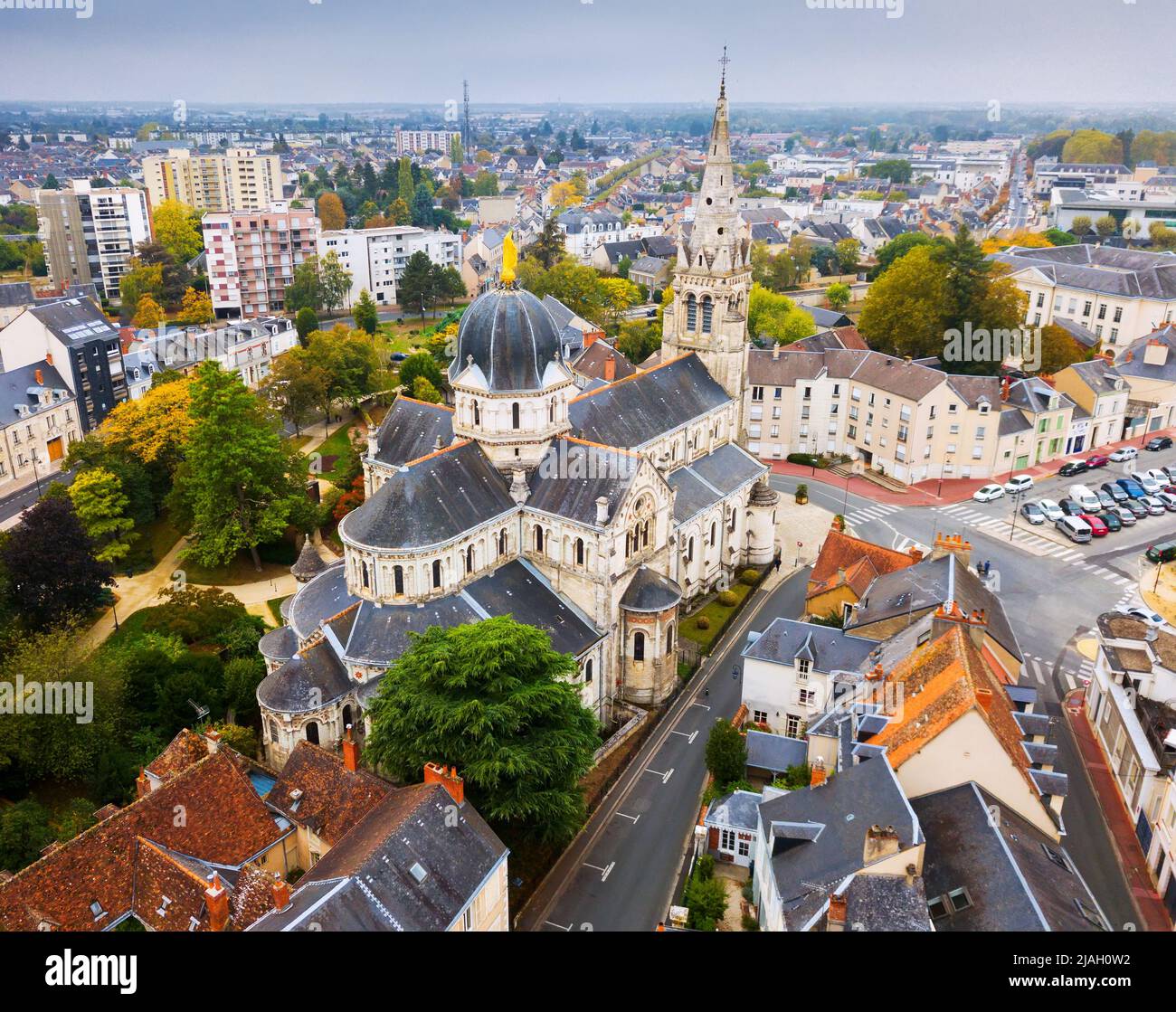 Aerial view of Chateauroux, France Stock Photo - Alamy