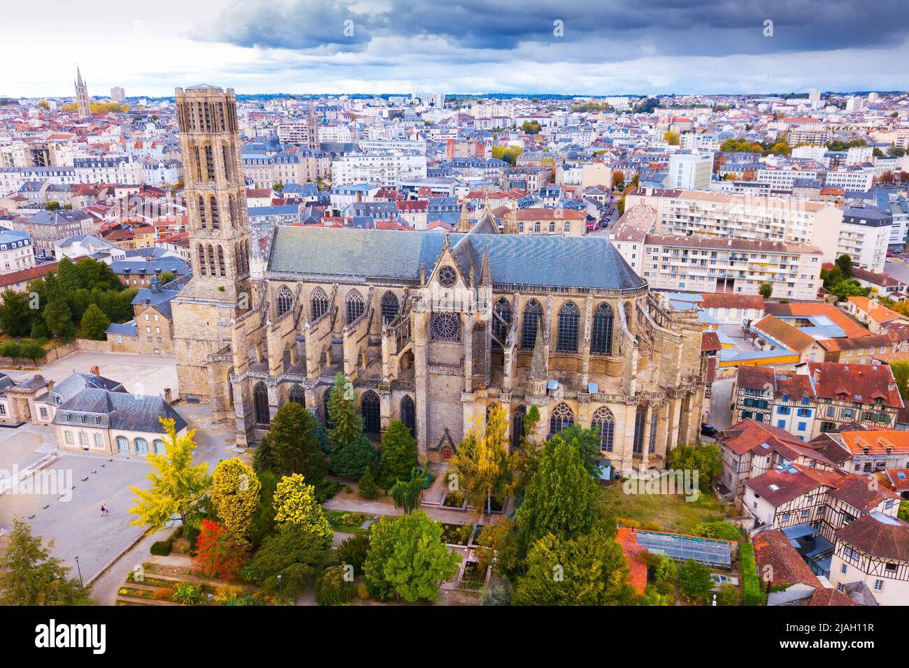 Cathedral in Limoges city, France Stock Photo - Alamy