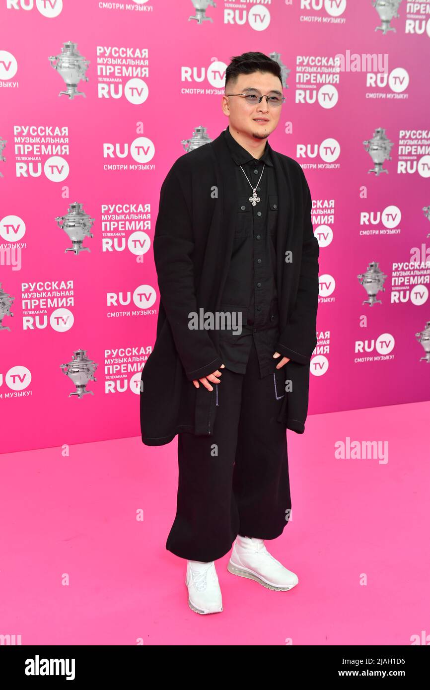 Moscow. The singer of Tsoy at a ceremony of delivery of the XI Russian ...