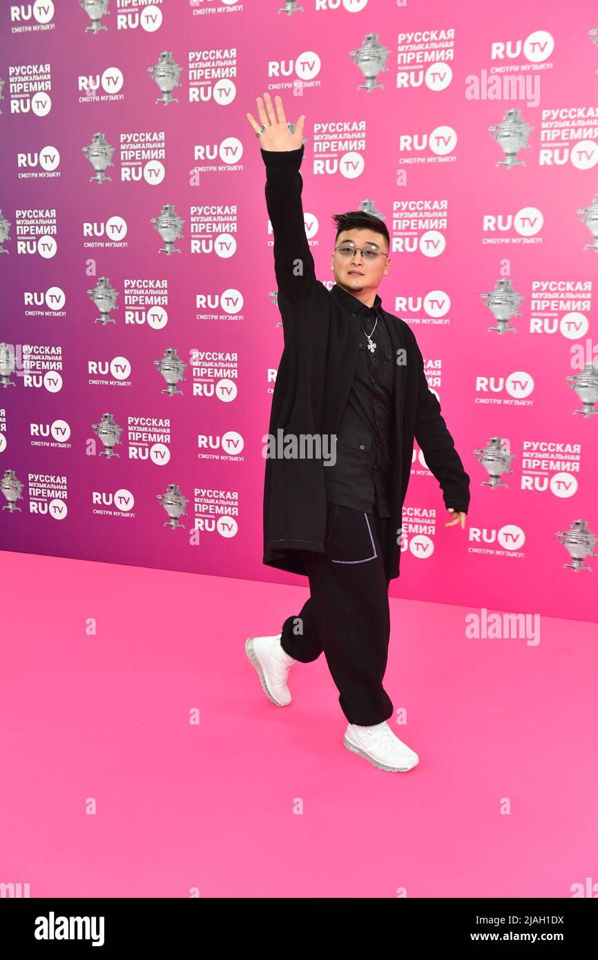 Moscow. The singer of Tsoy at a ceremony of delivery of the XI Russian ...