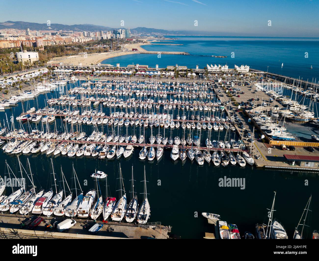 Overview seaport marina hi-res stock photography and images - Alamy