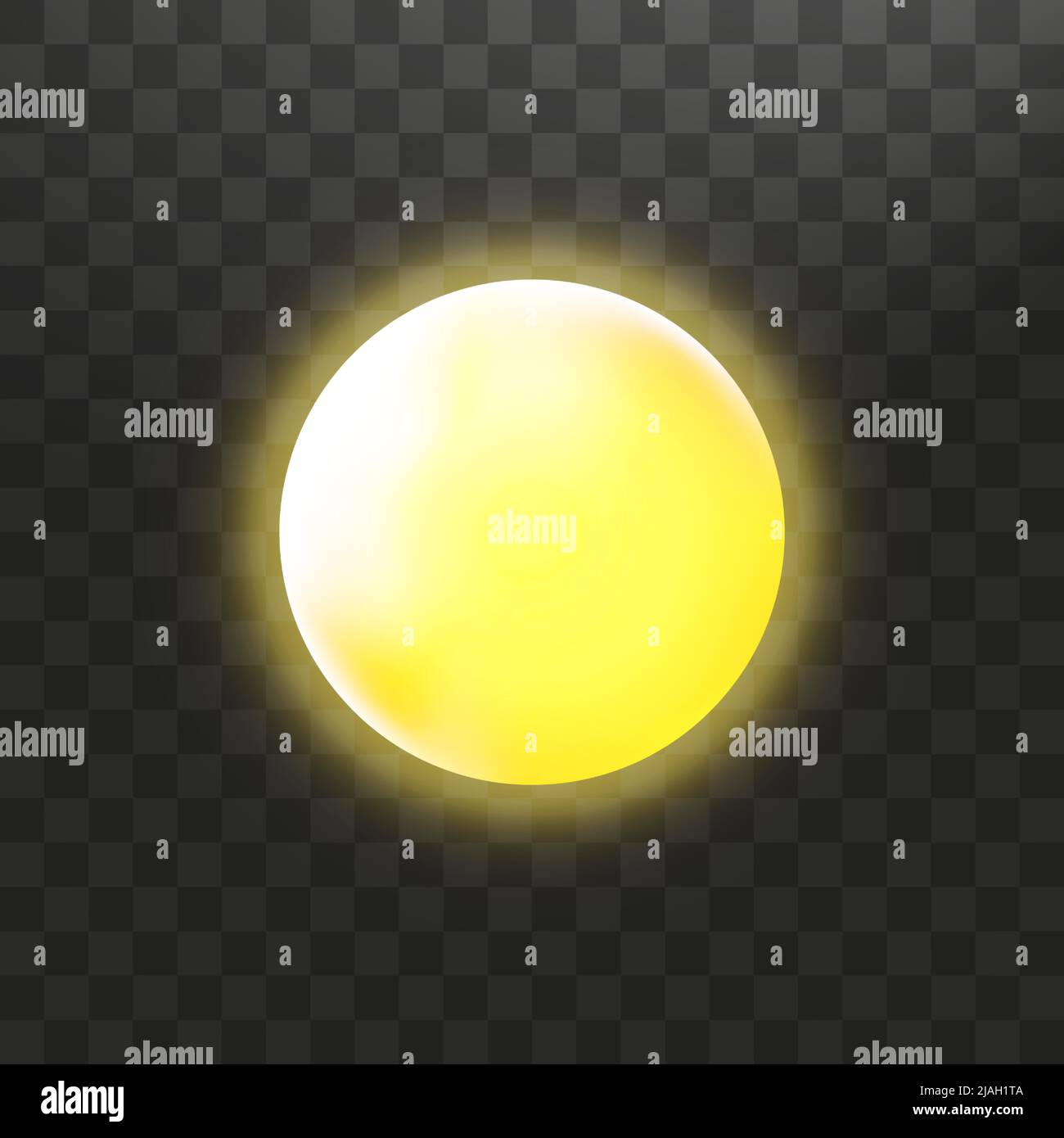 Warm sun on a transparent background. Summer. Glare. Solar rays Stock ...