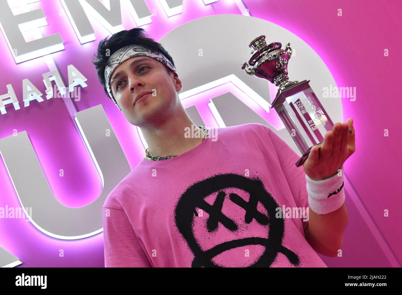 Moscow. The singer Habib Sharipov at a ceremony of delivery of the XI ...