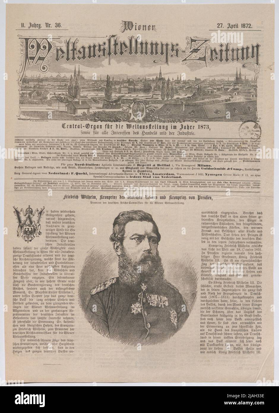 Friedrich Wilhelm, Crown Prince of the German Reich and Crown Prince of ...