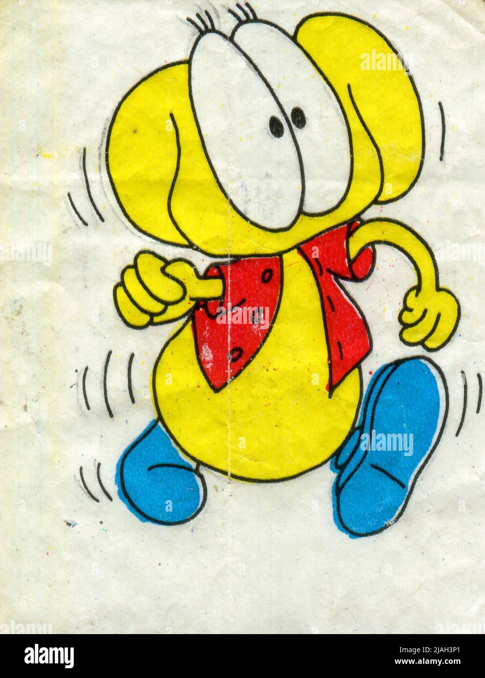 Germany chewing gum insert. Cartoon. 1980s Stock Photo - Alamy