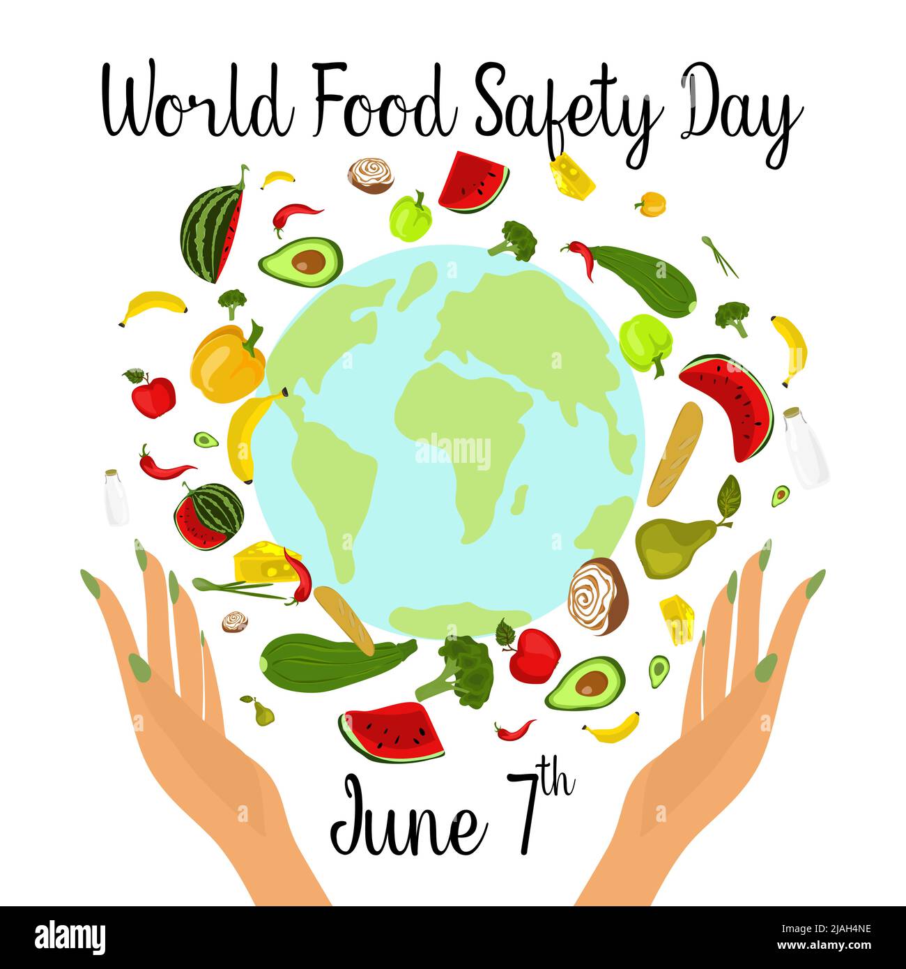 Kitchen Safety Poster Drawing