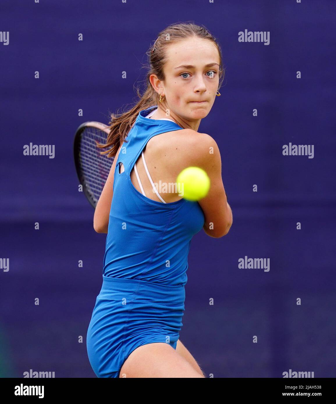 Isabelle Lacy during day two of the Surbiton Trophy, at Surbiton Racket ...