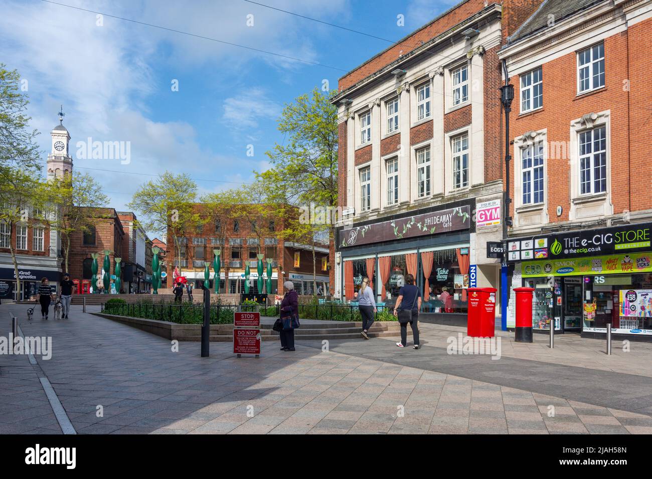 The Fountain of Warrington from Buttermarket Street, Warrington ...