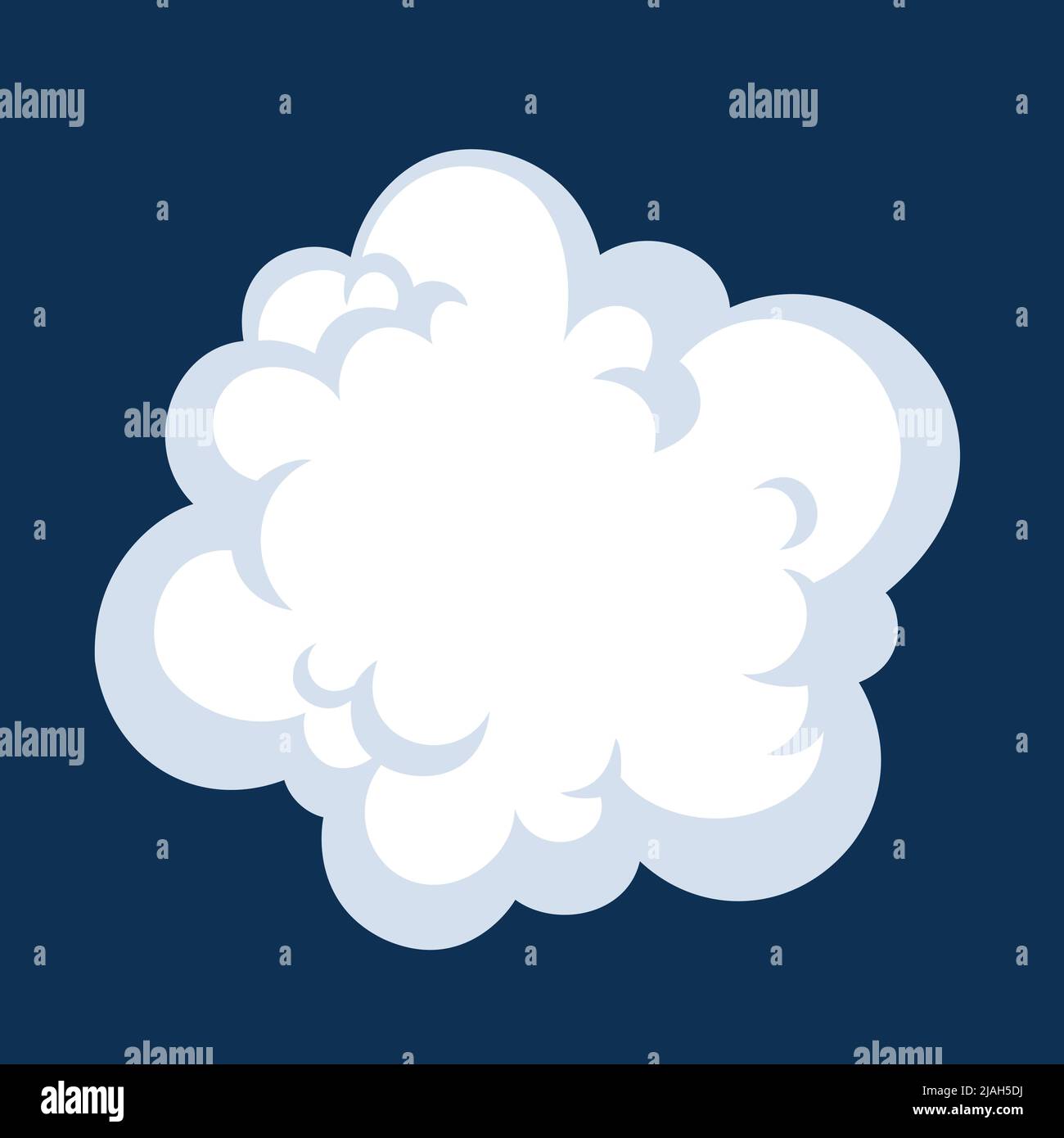 Comic cartoon smoke or cloud, vector speed motion effects Stock Vector ...