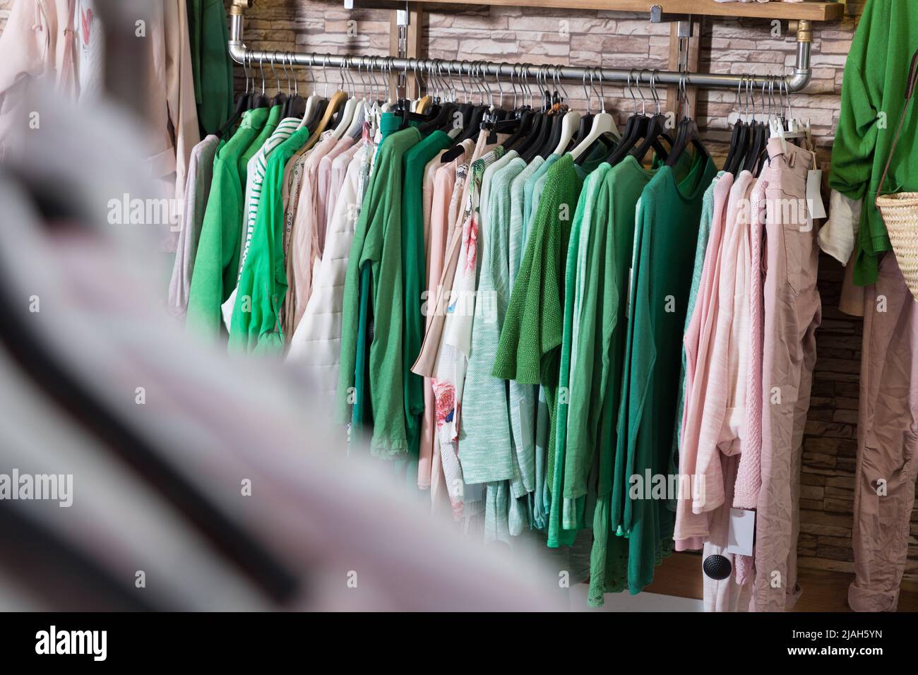 Illustration of fashionable collection clothes Stock Photo - Alamy