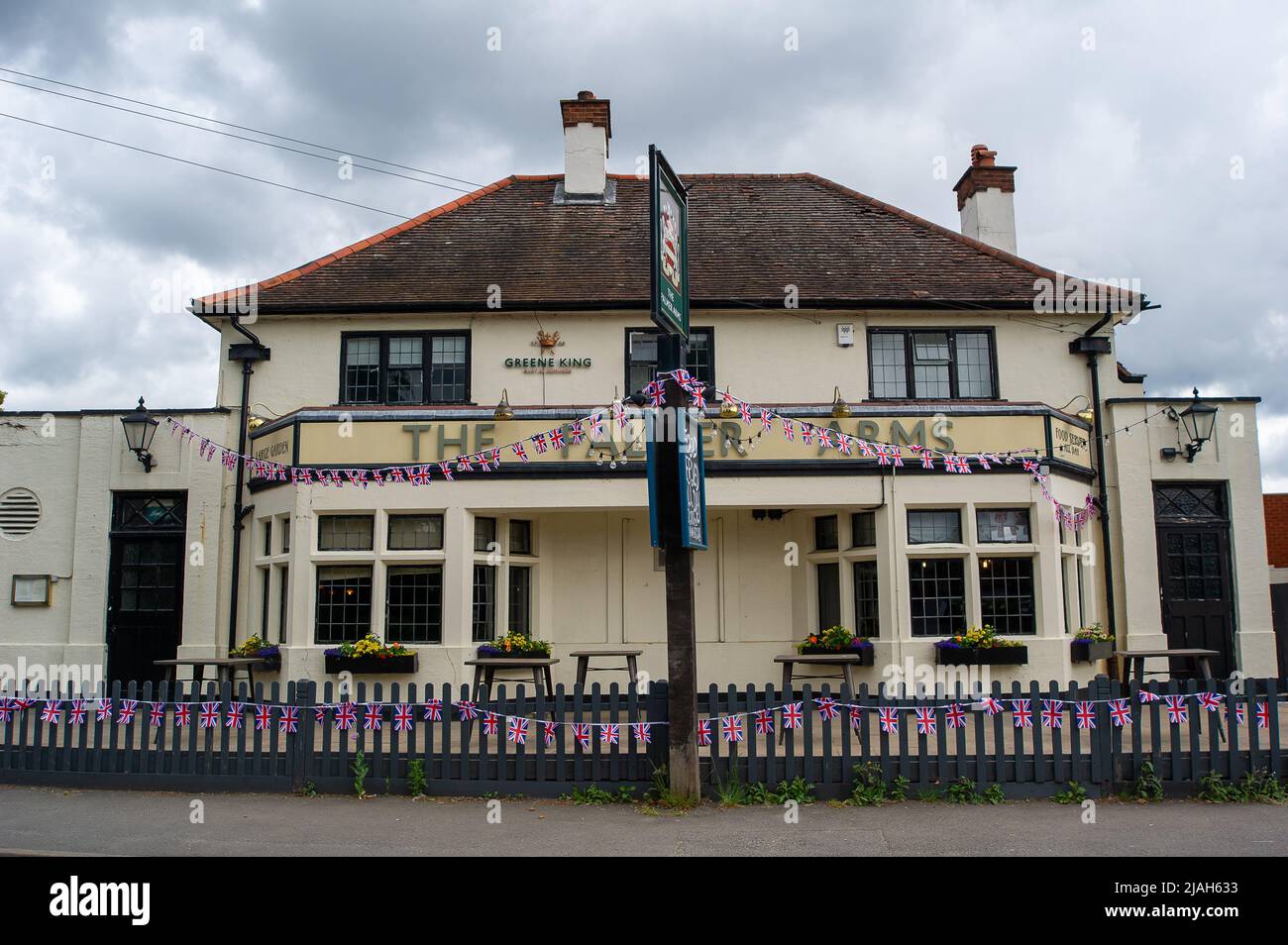 Dorney, Buckinghamshire, UK. 30th May, 2022. The Palmers Arm pub in ...