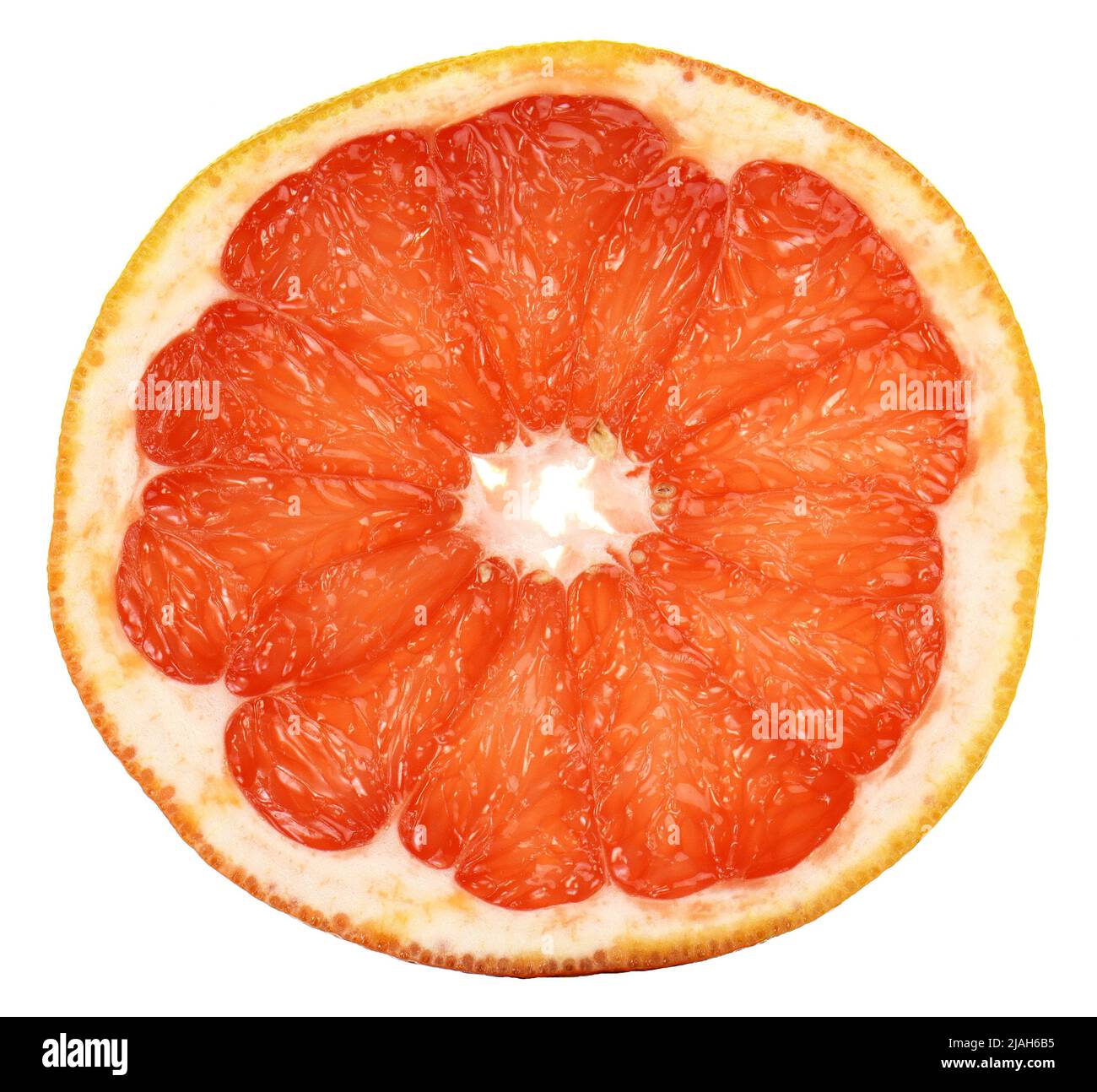 Top view of grapefruit slice, as background. Macro of red grapefruit. fruit citrus grapefruit ...