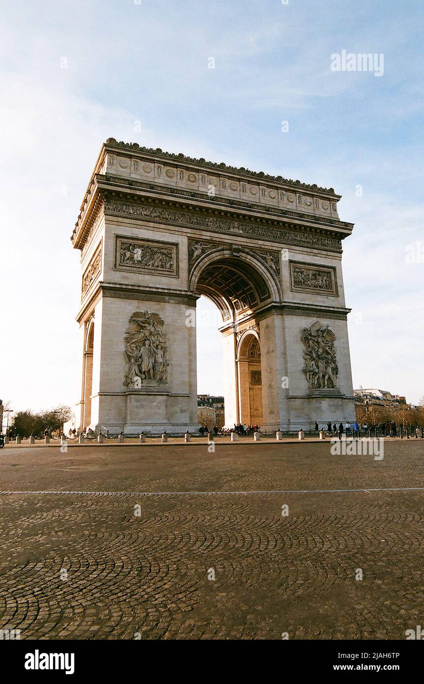 Triumphal arch - Paris, France Stock Photo - Alamy