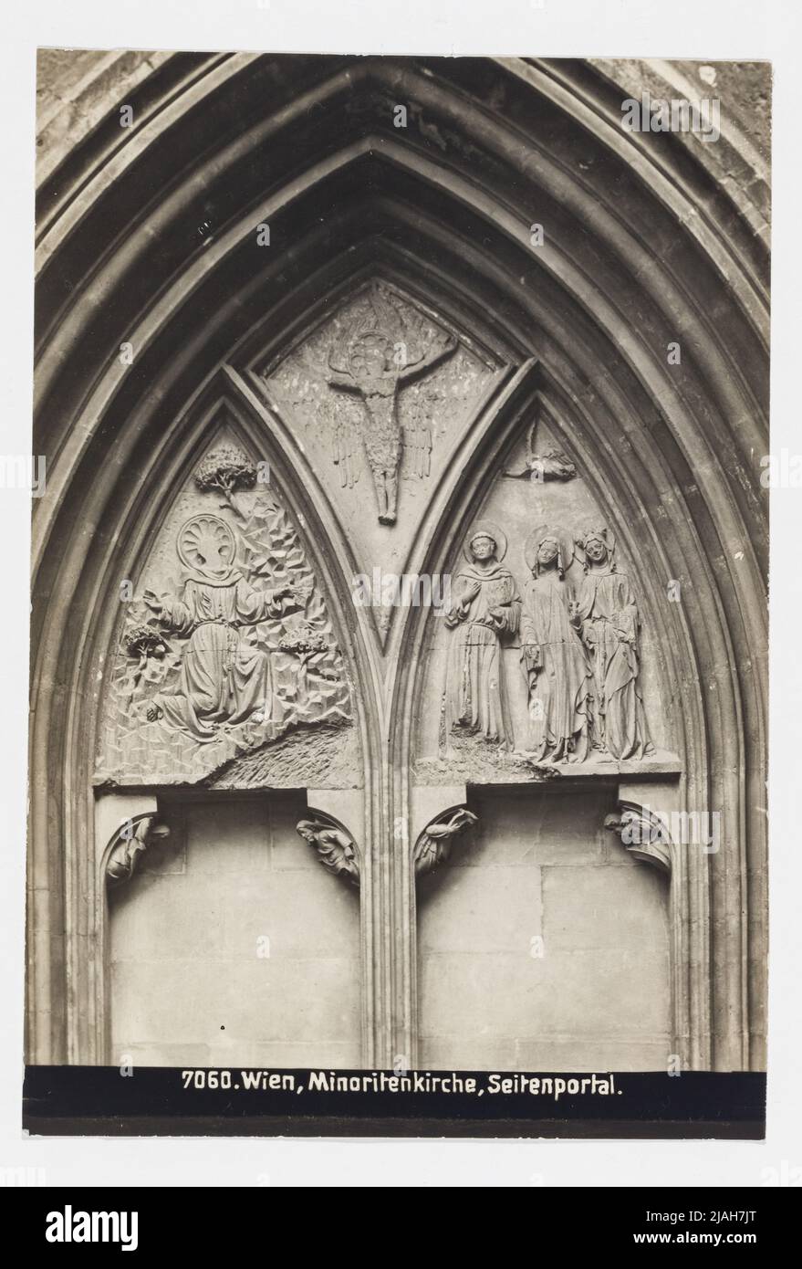 1st, Minoritenplatz - Minoritekirche - West facade of the church ...