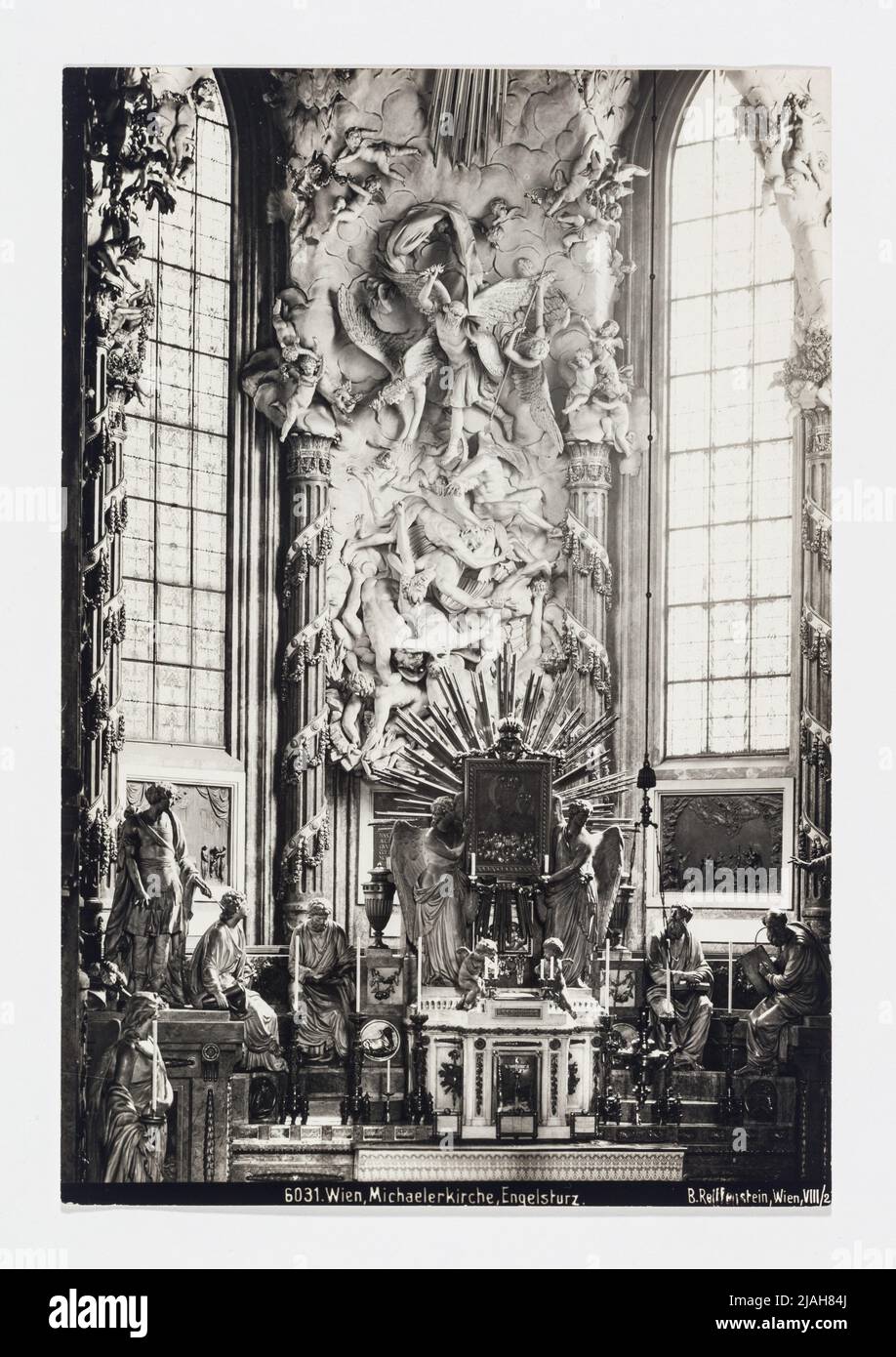 1st, Michaelerplatz 5 - Michaelerkirche - interior view - high altar ...