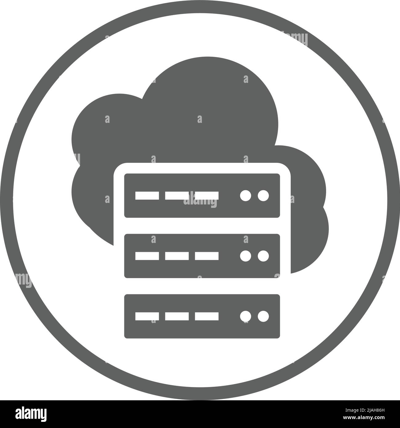 Data storage, hosting server icon. - Perfect use for designing and ...