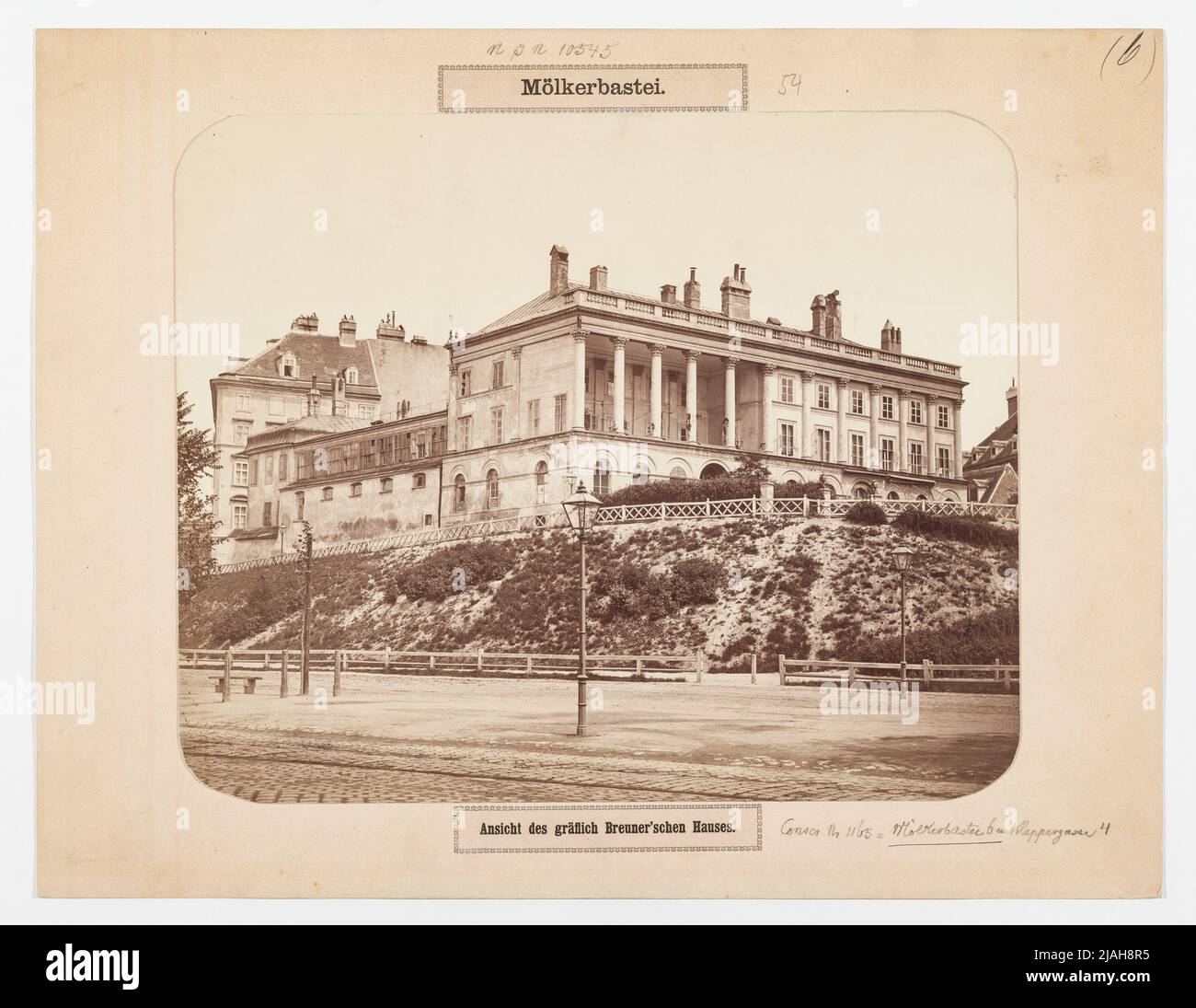 1., Mölker Bastei 6 - Palais Lubomirski - "View of the Count's Breuner ...