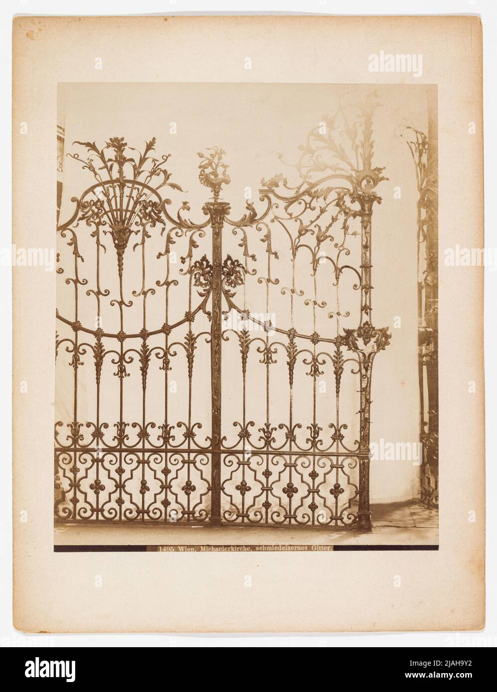 1., Michaelerplatz 5 - Michaelerkirche - Interior view - wrought -iron ...