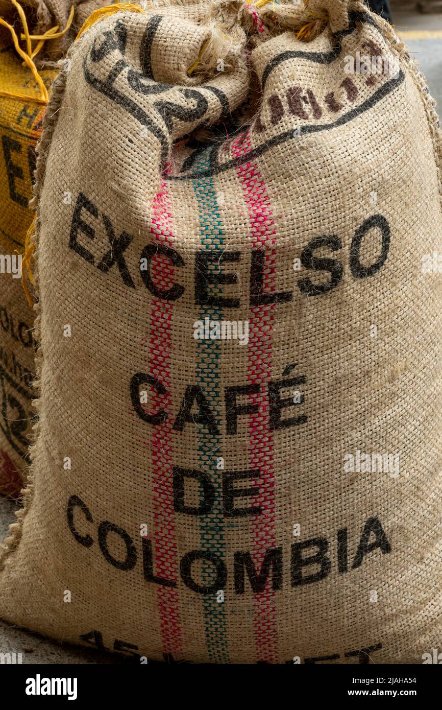 Sacks of coffee hi-res stock photography and images - Alamy