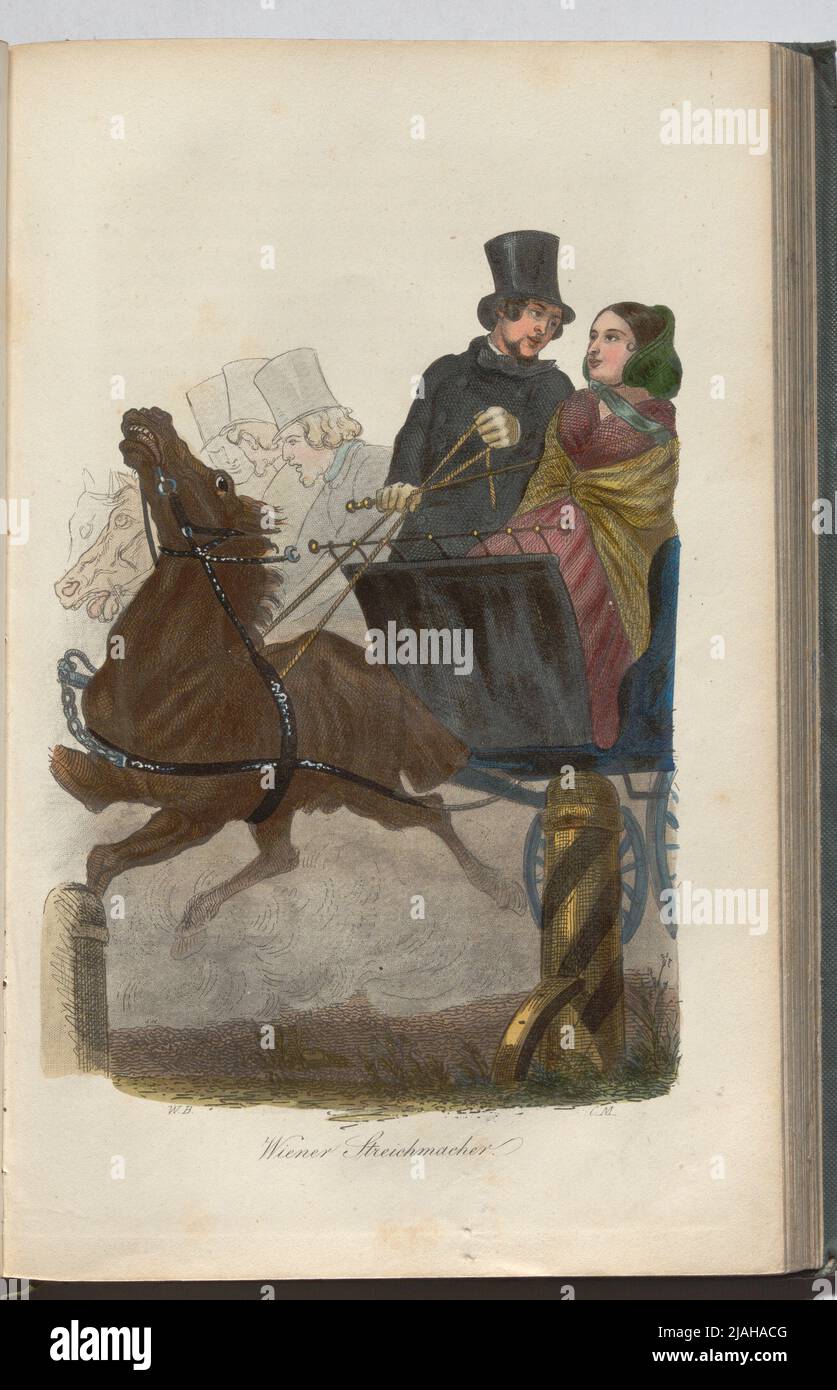 "Viennese string maker." (Illustration from "Vienna and the Viennese ...