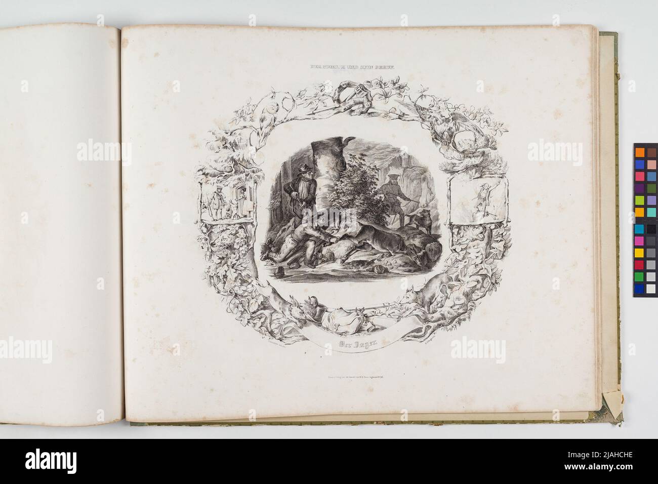 Man and his profession ":" The hunter. ". Jakob Matthias Schmuter ...