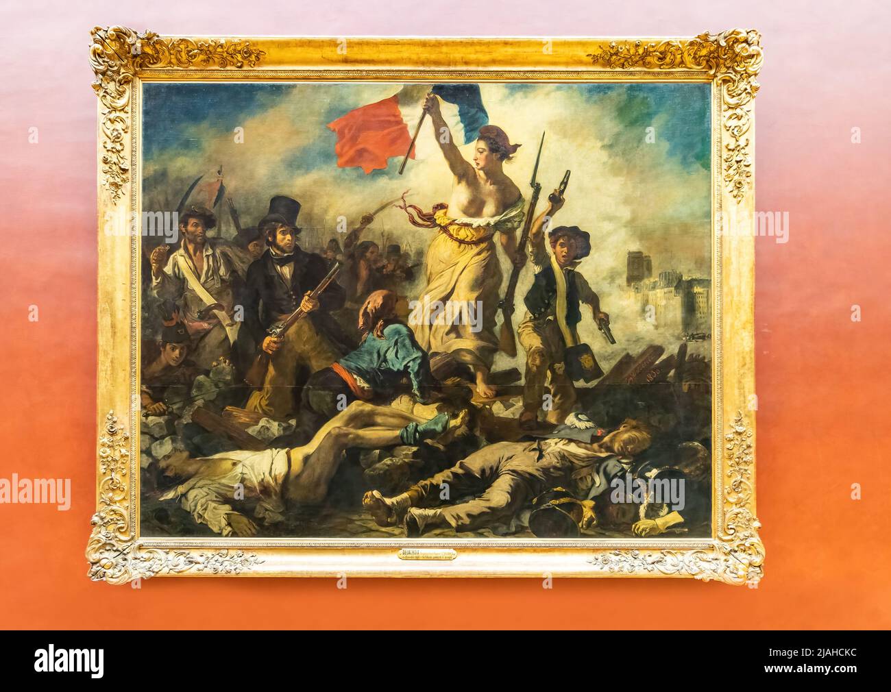 Delacroix liberty guidant le peuple hi-res stock photography and images ...