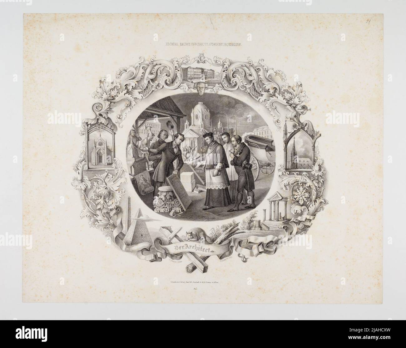 "Man and his profession": "The Architect etc.". Carl Josef Geiger (1822 ...