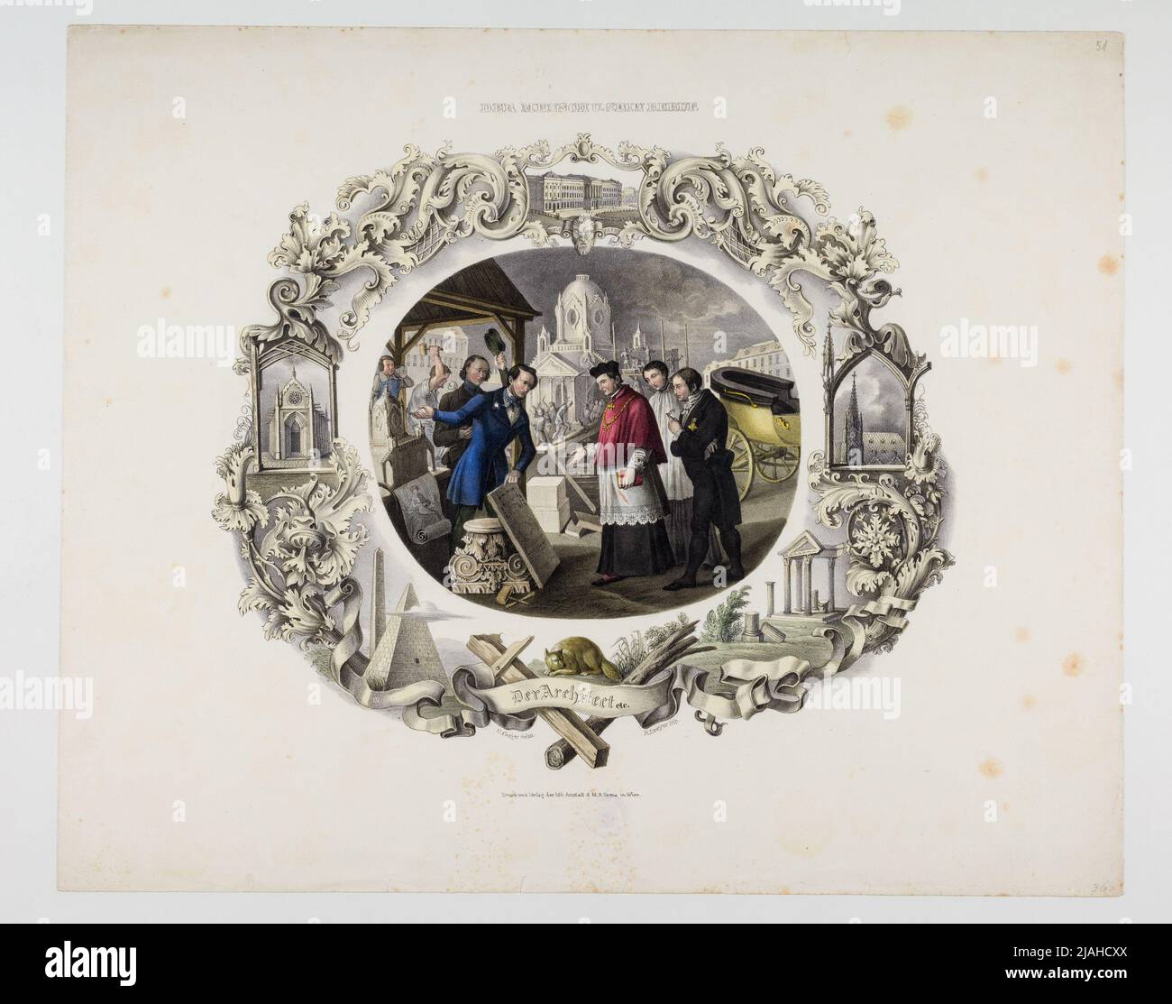 "Man and his profession": "The Architect etc.". Carl Josef Geiger (1822 ...