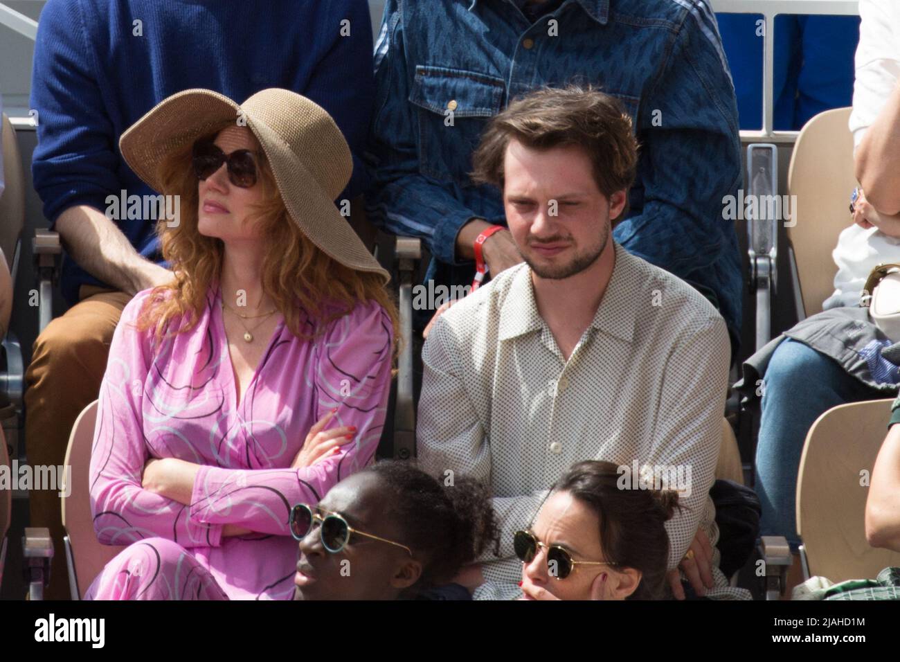 Paris, France. May 30, 2022, Marine Delterme, Gabriel Ecoffey in the ...