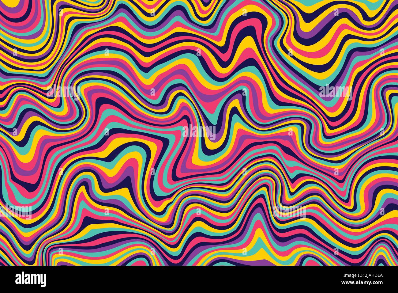 Abstract psychedelic groovy background. Abstract background. Vector ...