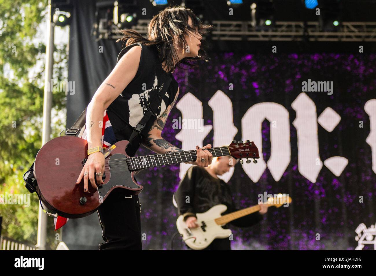 Hot Milk - Han Mee performs during the 2022 BottleRock Napa Valley at ...