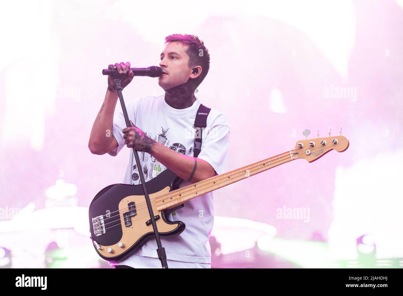 Twenty One Pilots - Tyler Joseph performs during the 2022 BottleRock ...