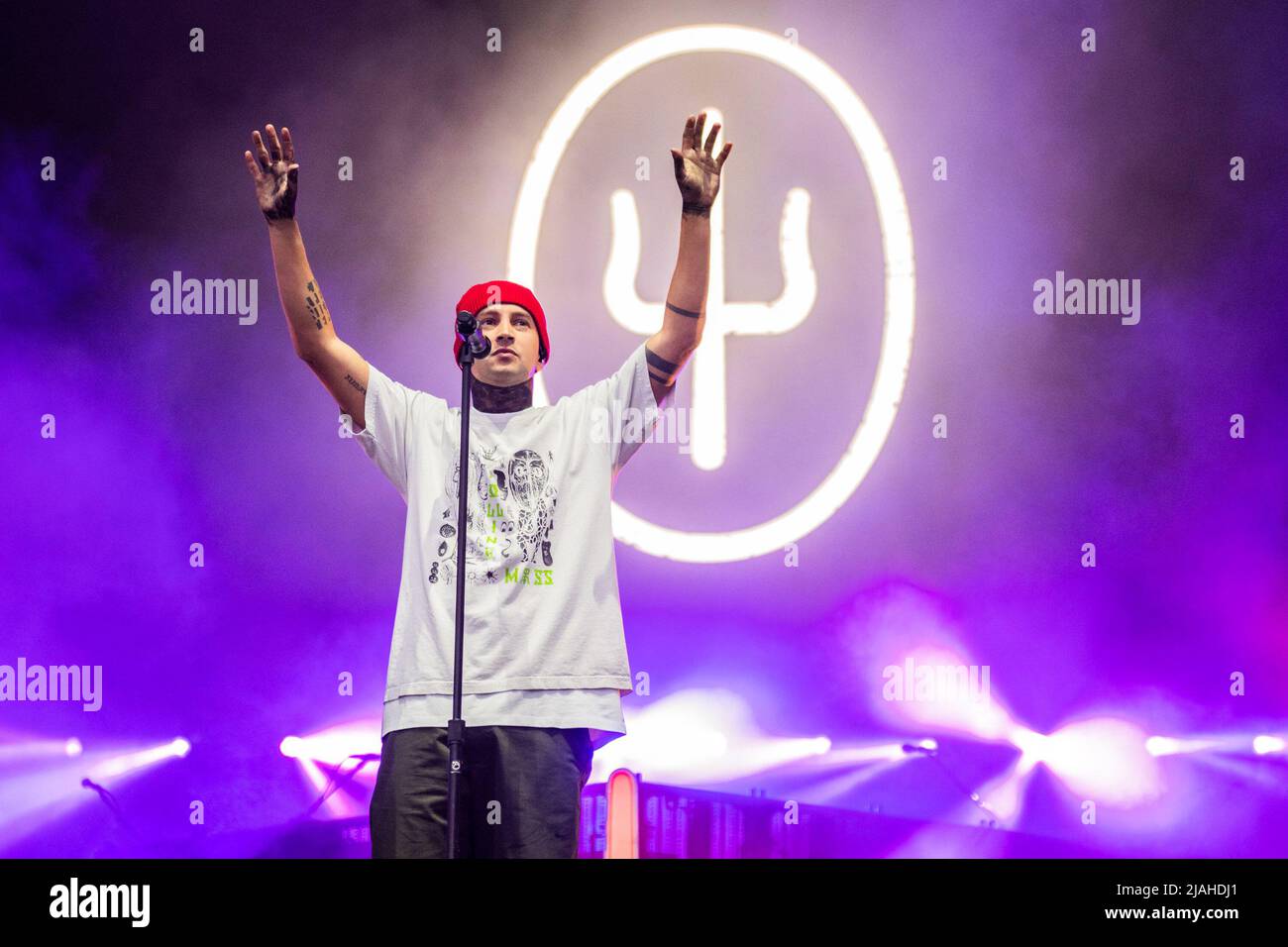 Twenty One Pilots - Tyler Joseph performs during the 2022 BottleRock ...