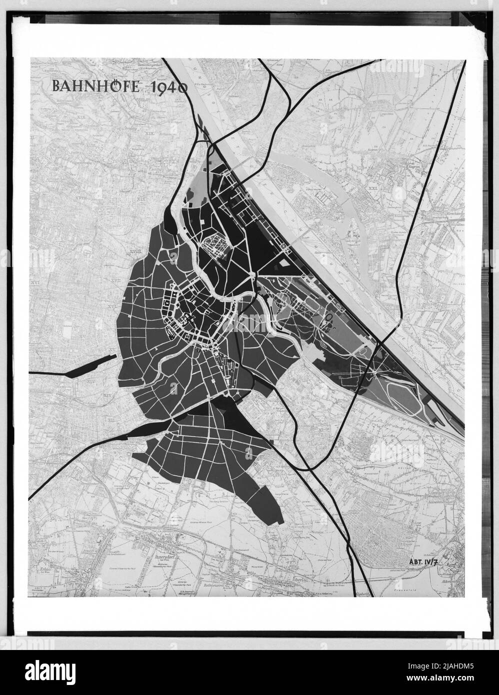 Plan: "Train stations 1940 Stock Photo - Alamy