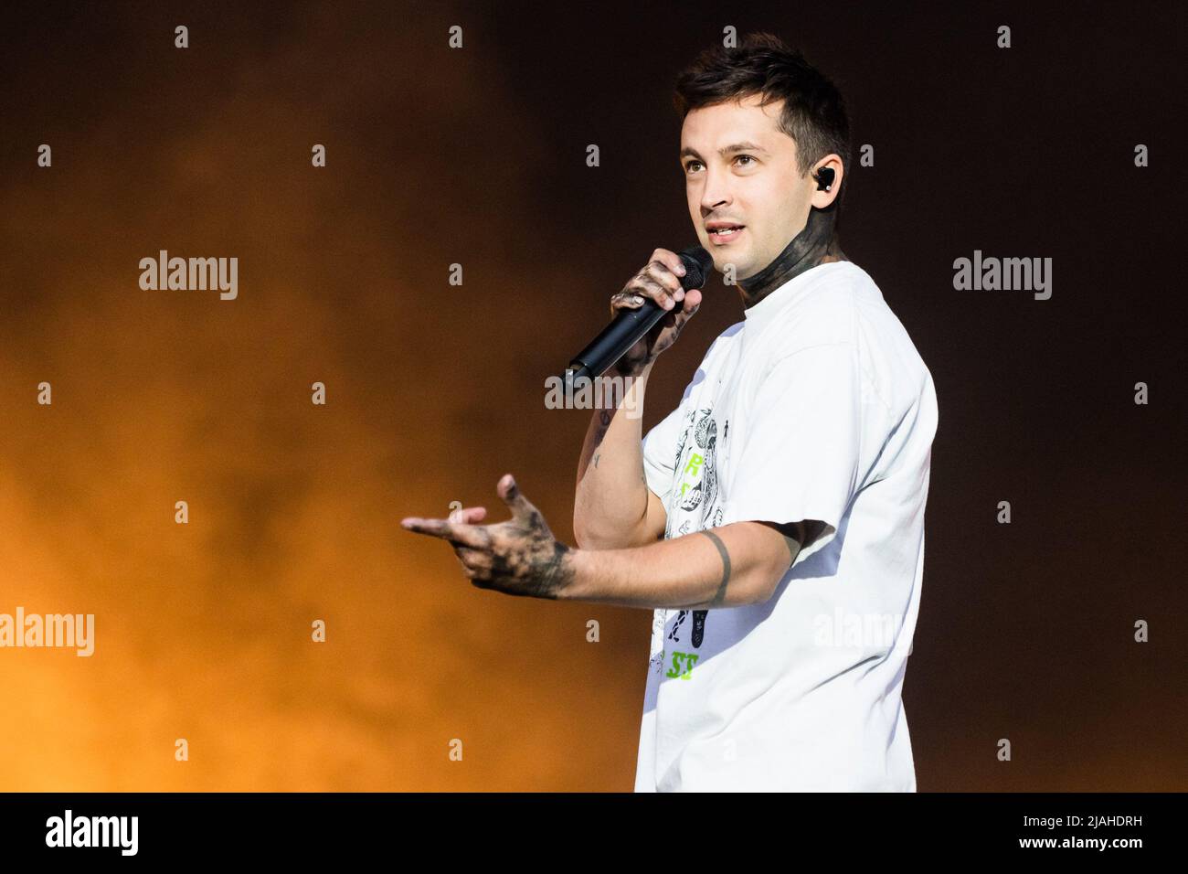 Twenty One Pilots - Tyler Joseph performs during the 2022 BottleRock ...