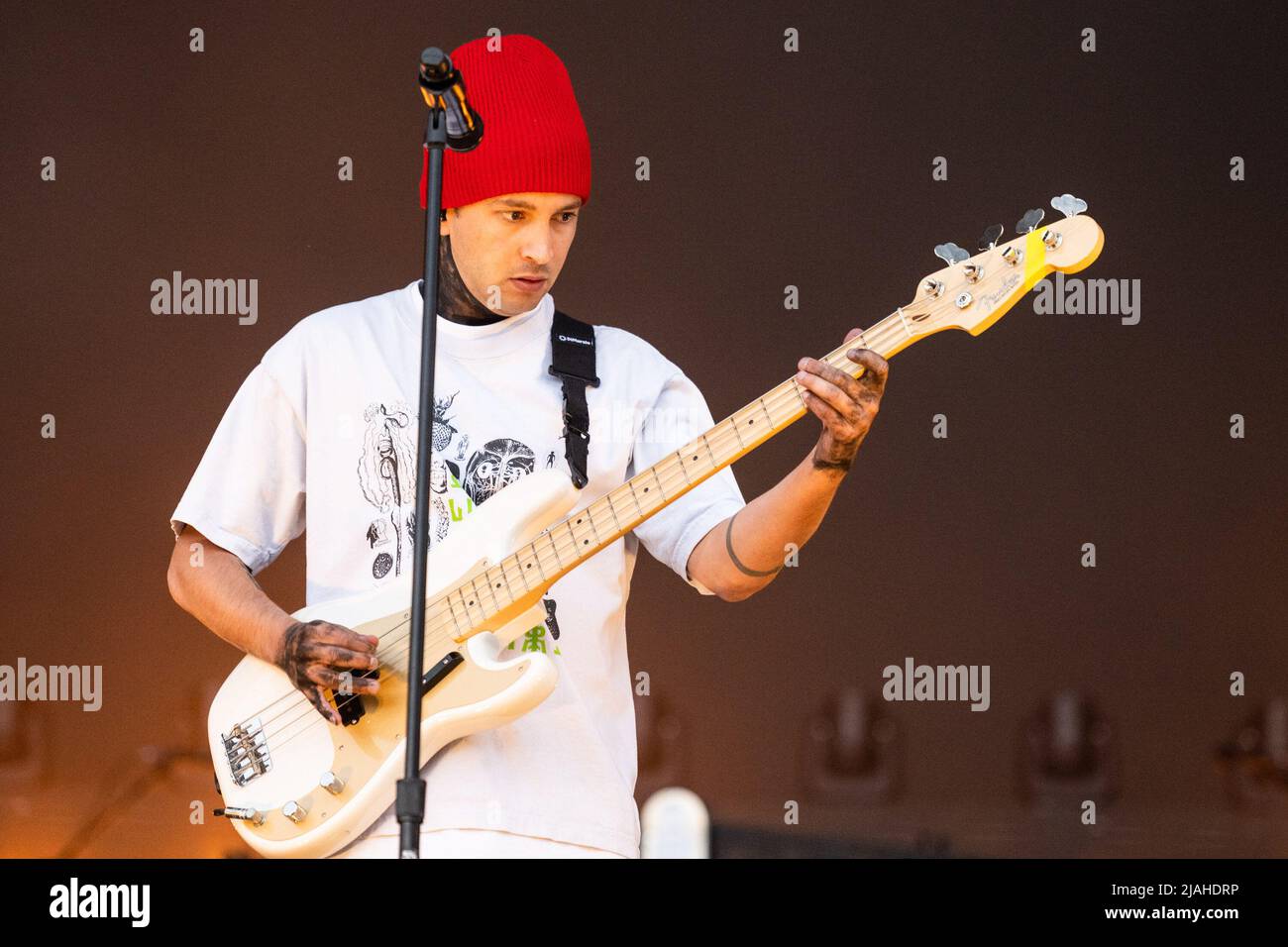 Twenty One Pilots - Tyler Joseph performs during the 2022 BottleRock ...