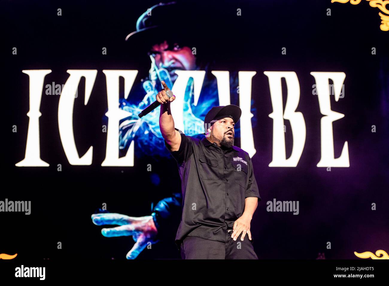 Mount Westmore - ICE CUBE performs during the 2022 BottleRock Napa Valley at Napa Valley Expo on ...