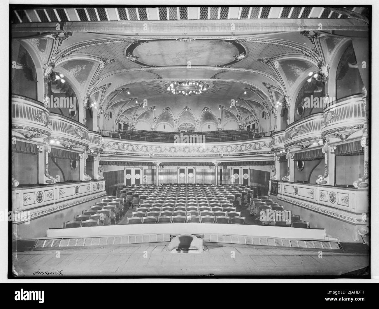 City theater in Znaim, auditorium Stock Photo - Alamy