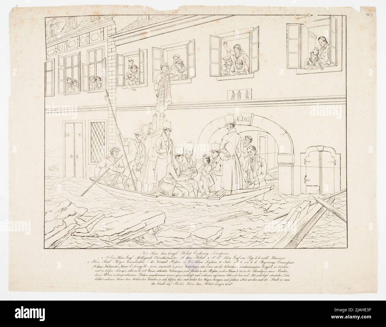Personal mirror to: Crown Prince Archduke Ferdinand in the flooded ...