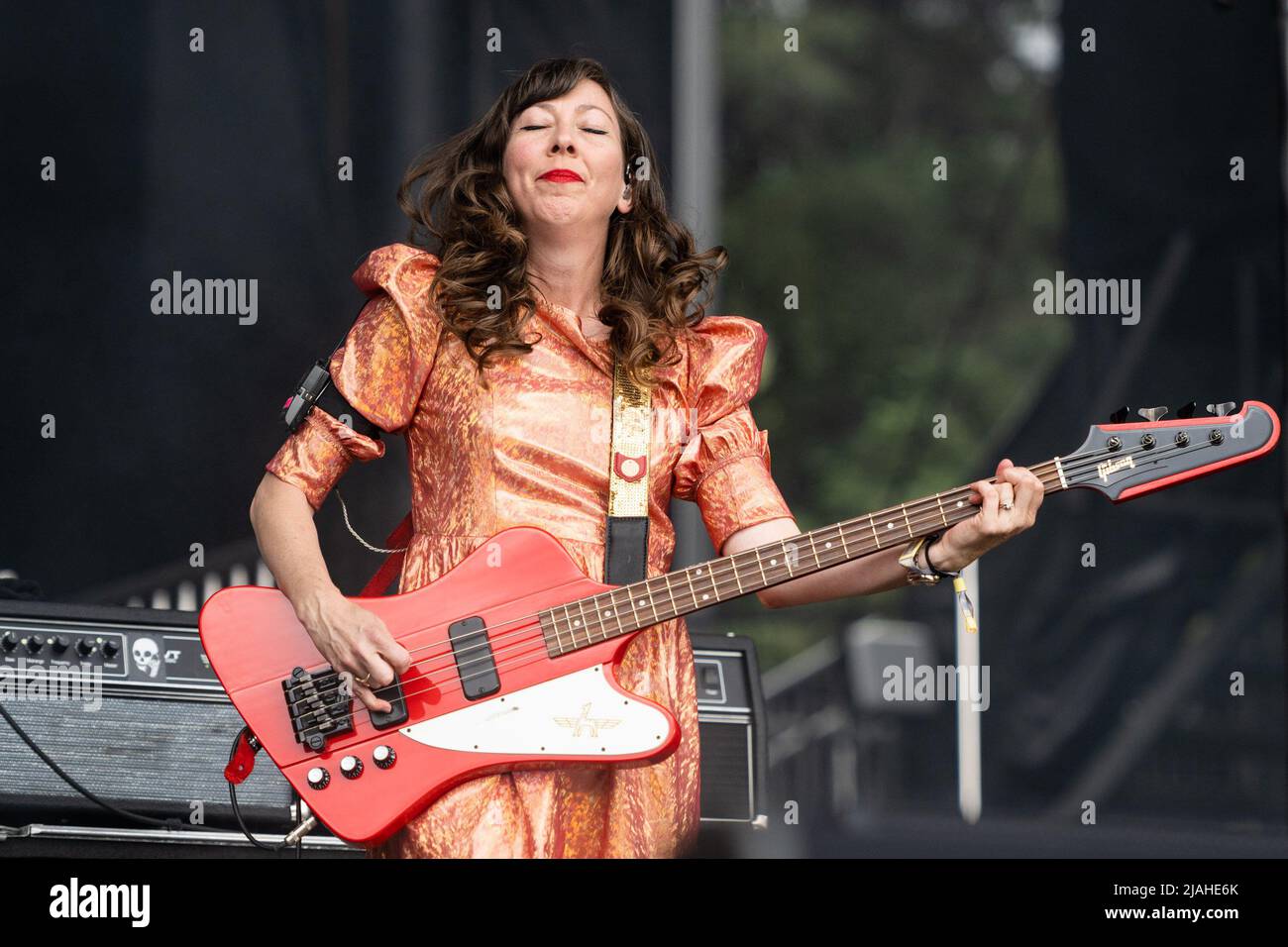 Silversun Pickups - Nikki Monninger performs during the 2022 BottleRock Napa Valley at Napa ...