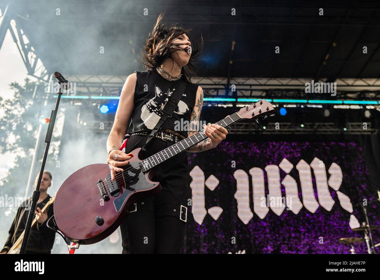 Hot Milk - Han Mee performs during the 2022 BottleRock Napa Valley at ...