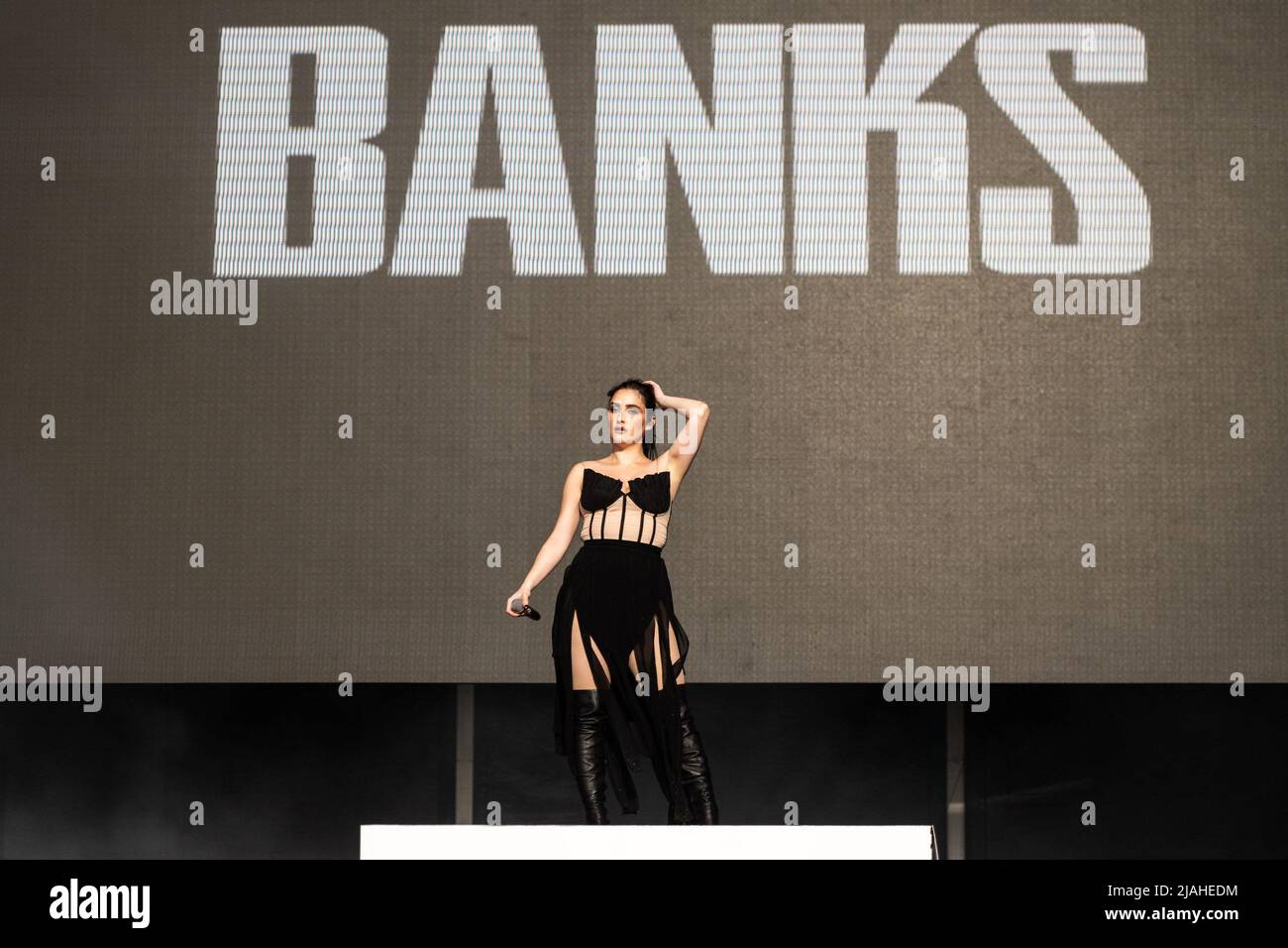 Banks aka Jillian Rose Banks performs during the 2022 BottleRock Napa ...