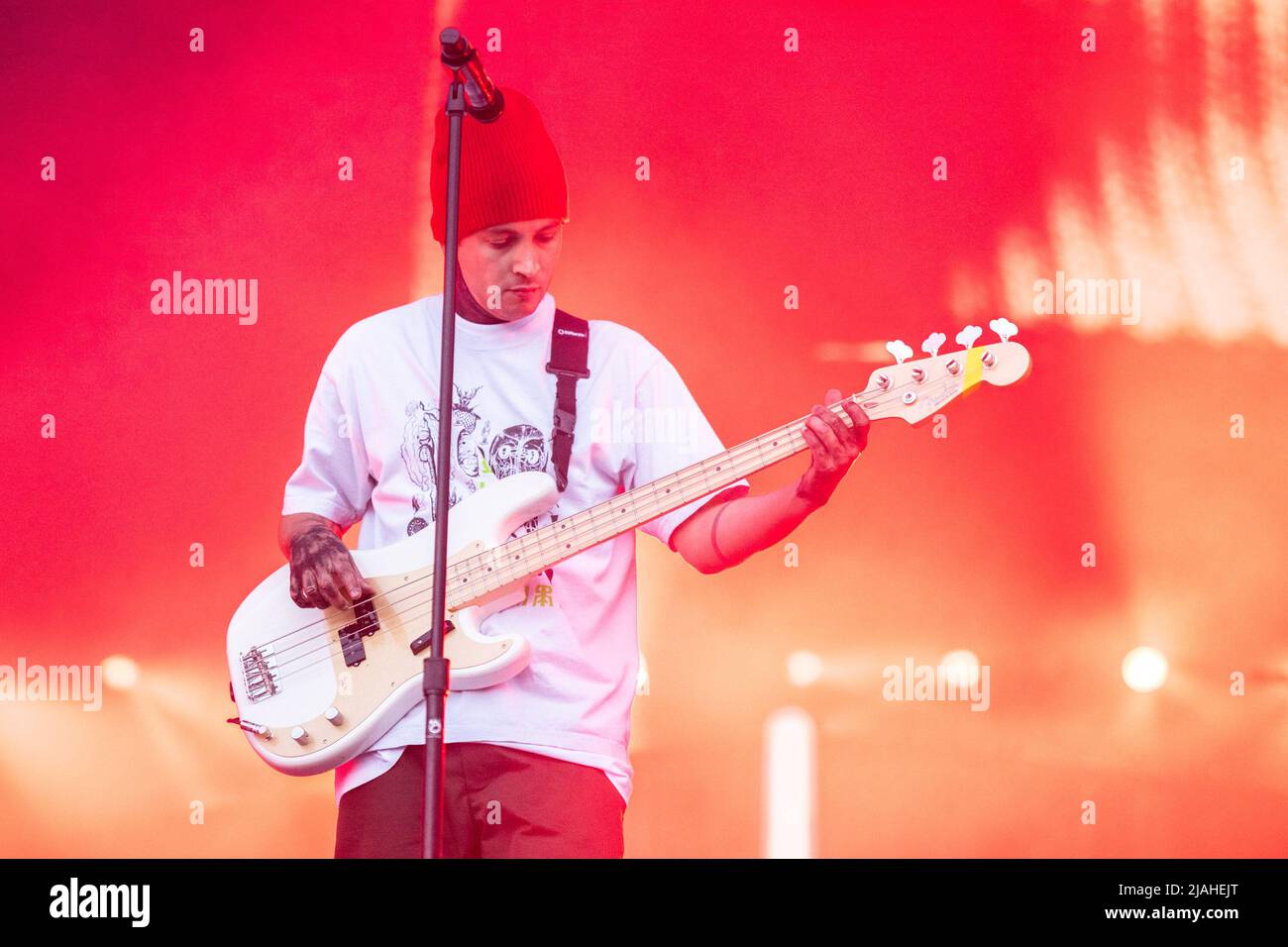 Twenty One Pilots - Tyler Joseph performs during the 2022 BottleRock ...