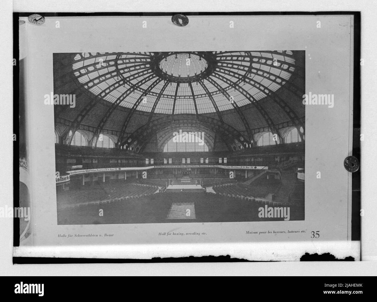 Hall for heavy athletes and boxers of the city of Cologne Stock Photo ...