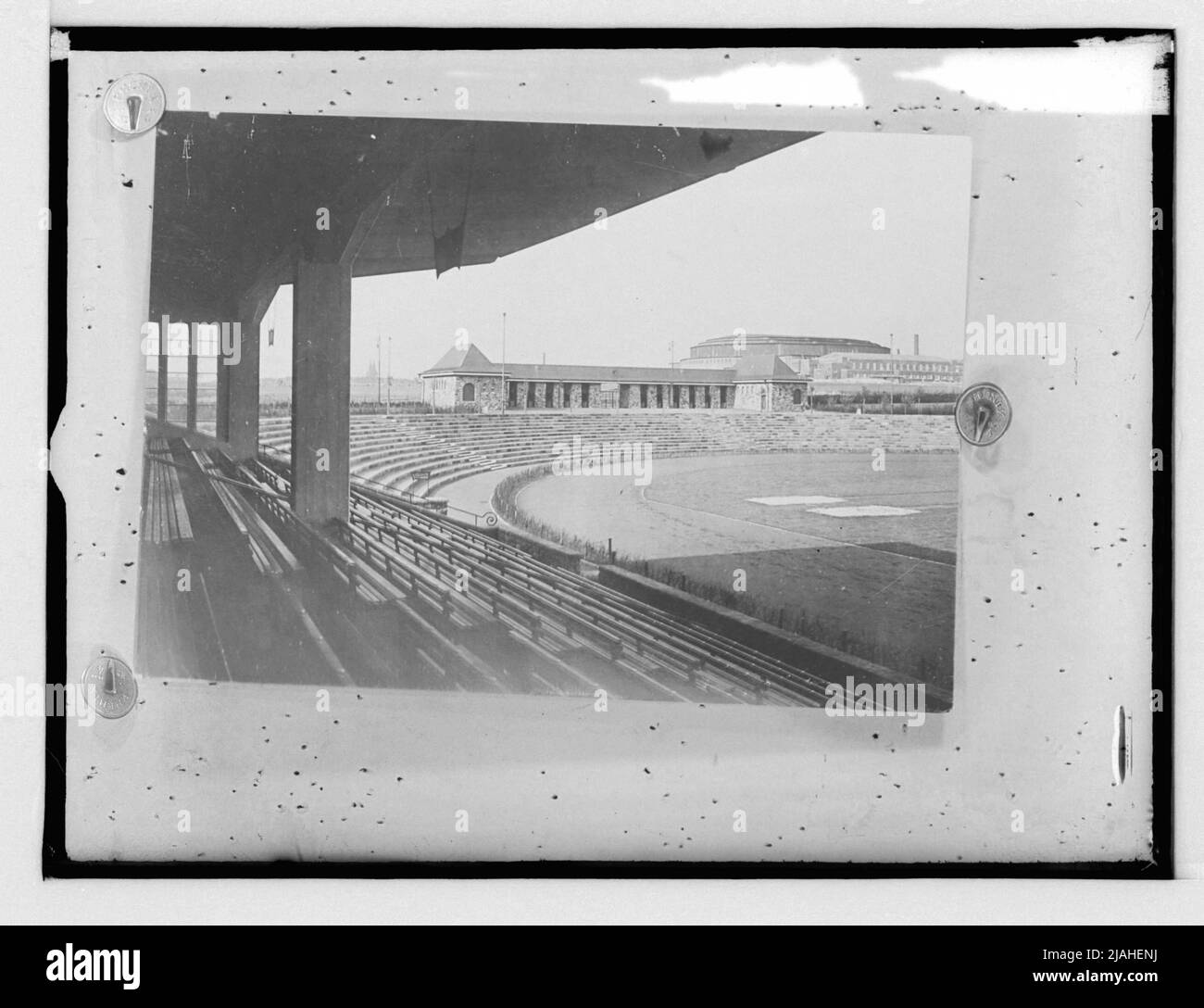 Detailed recording of a large sports stadium Stock Photo - Alamy