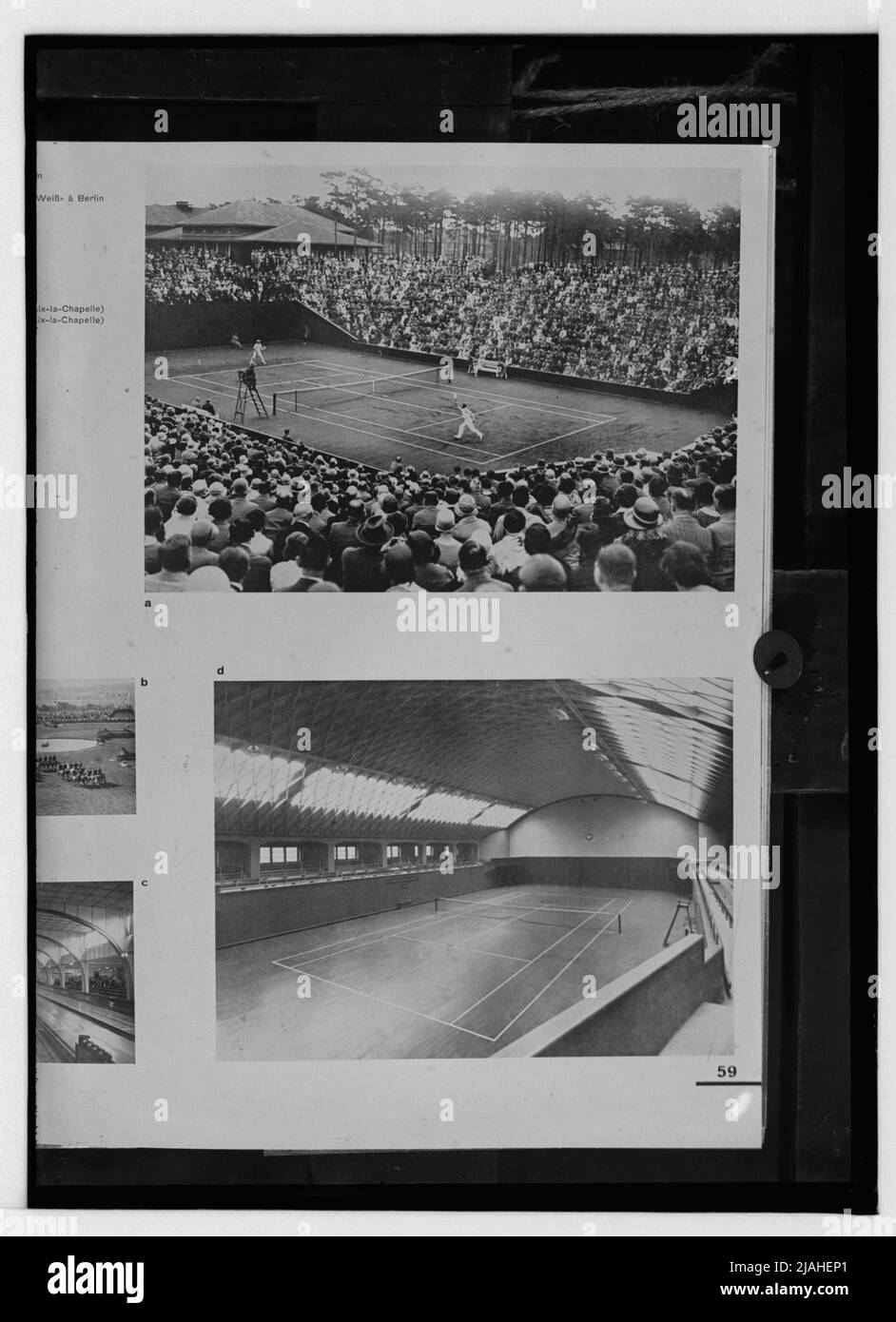 Community tennis court Black and White Stock Photos & Images - Alamy